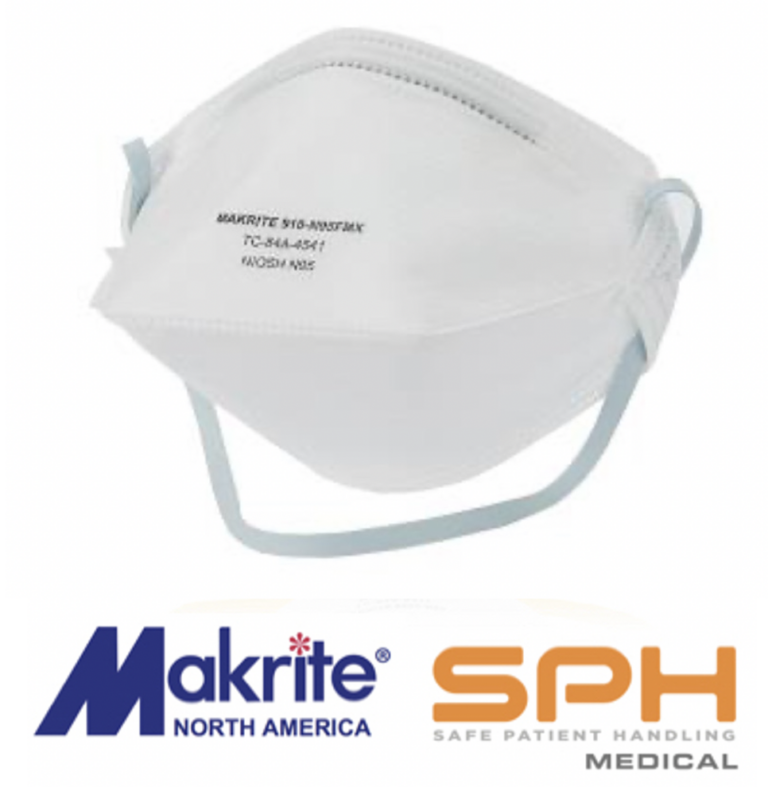 Makrite 910-N95FMX NIOSH N95 Respirator Surgical Mask | SPHMedical